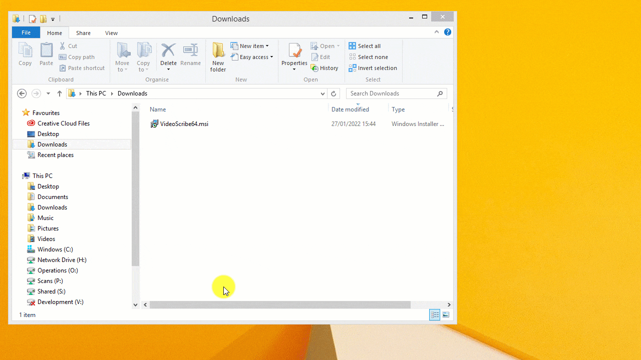 Downloading and installing VideoScribe for desktop (Windows)